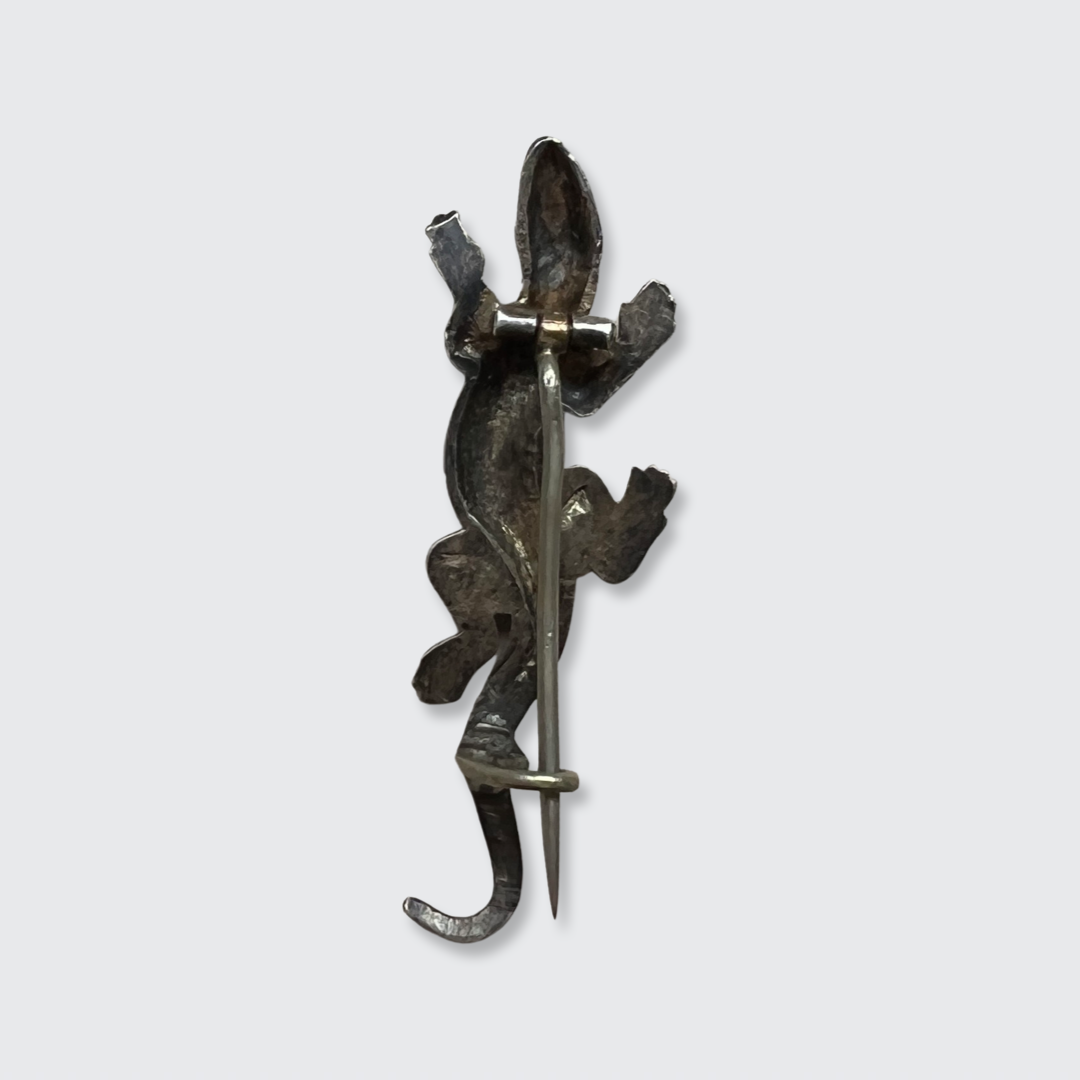 Victorian Silver Lizard Brooch – 21stfinds
